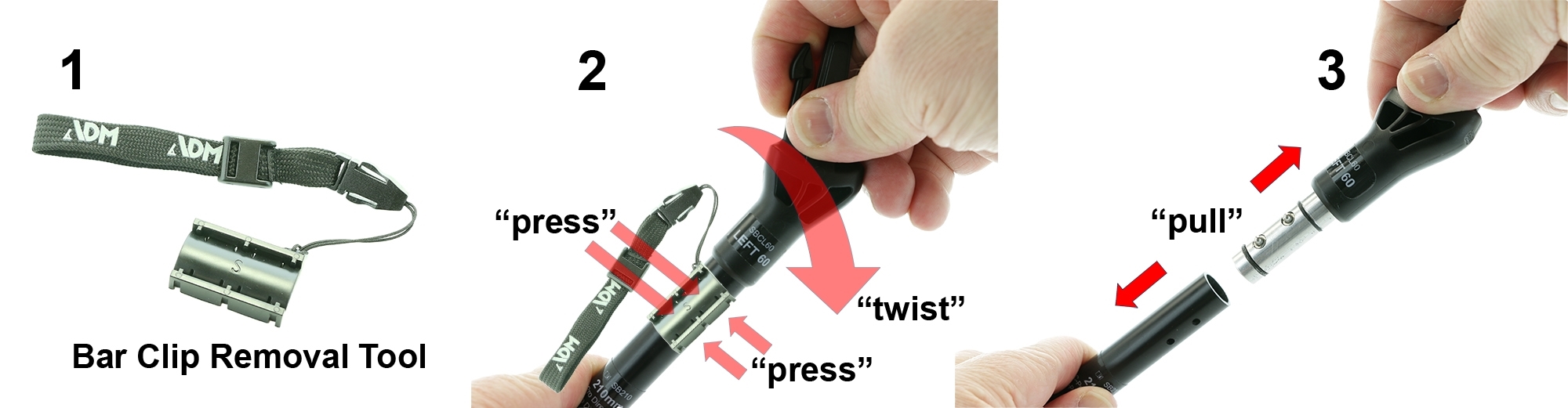C-Pro Direct. Dobbs ADM Spring Assisted Articulating Bar End Clip